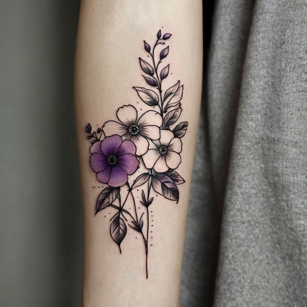 Black and white flower tattoo designs | Tattoo Designs World