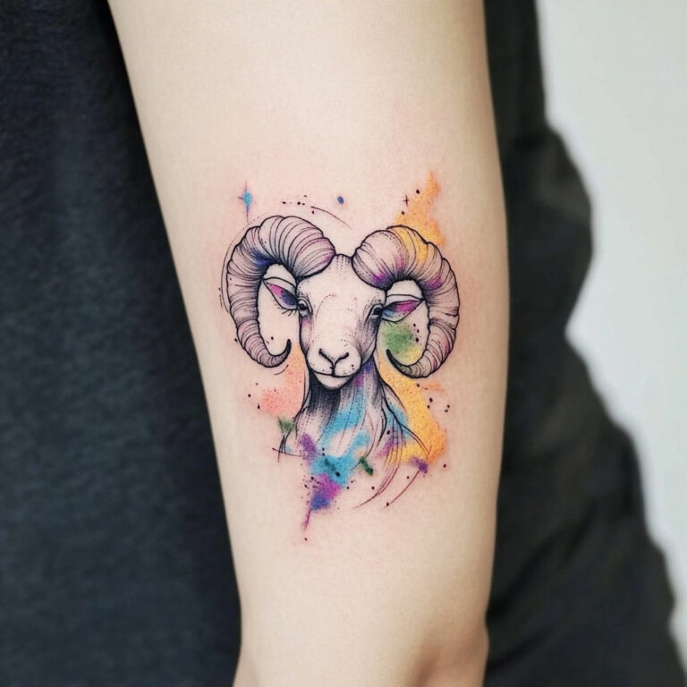 Aries Tattoo Design | Tattoo Designs World