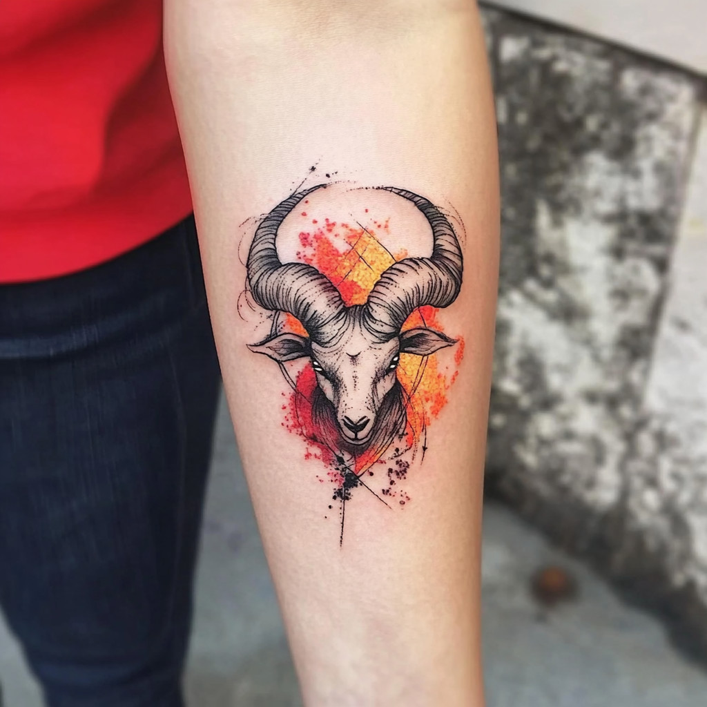 Aries Tattoo Design | Tattoo Designs World