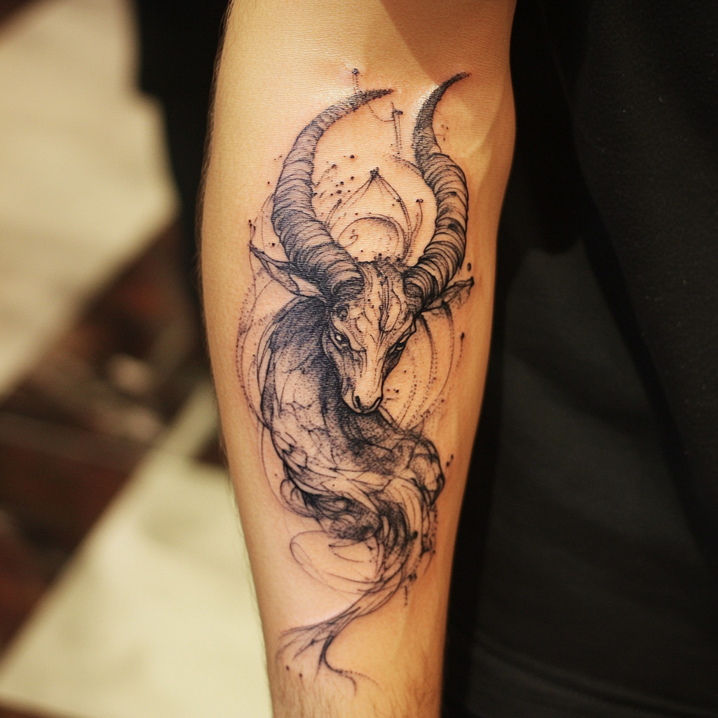 Capricorn Tattoo Design | Tattoo Designs World