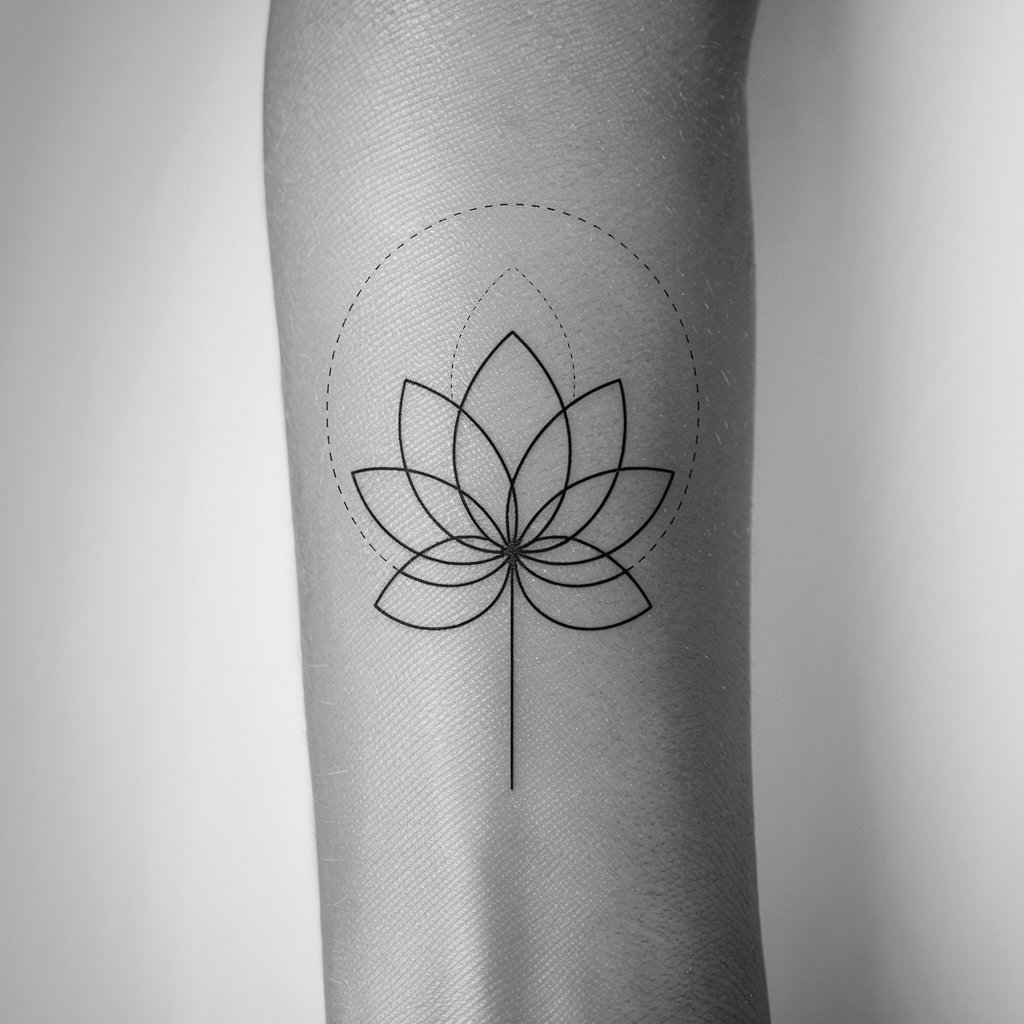 Simple Lotus tattoo design | Tattoo Designs World