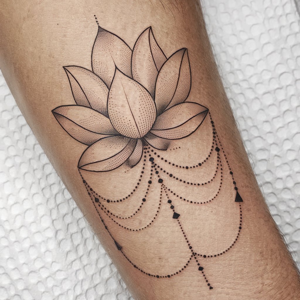 Simple Lotus tattoo design | Tattoo Designs World