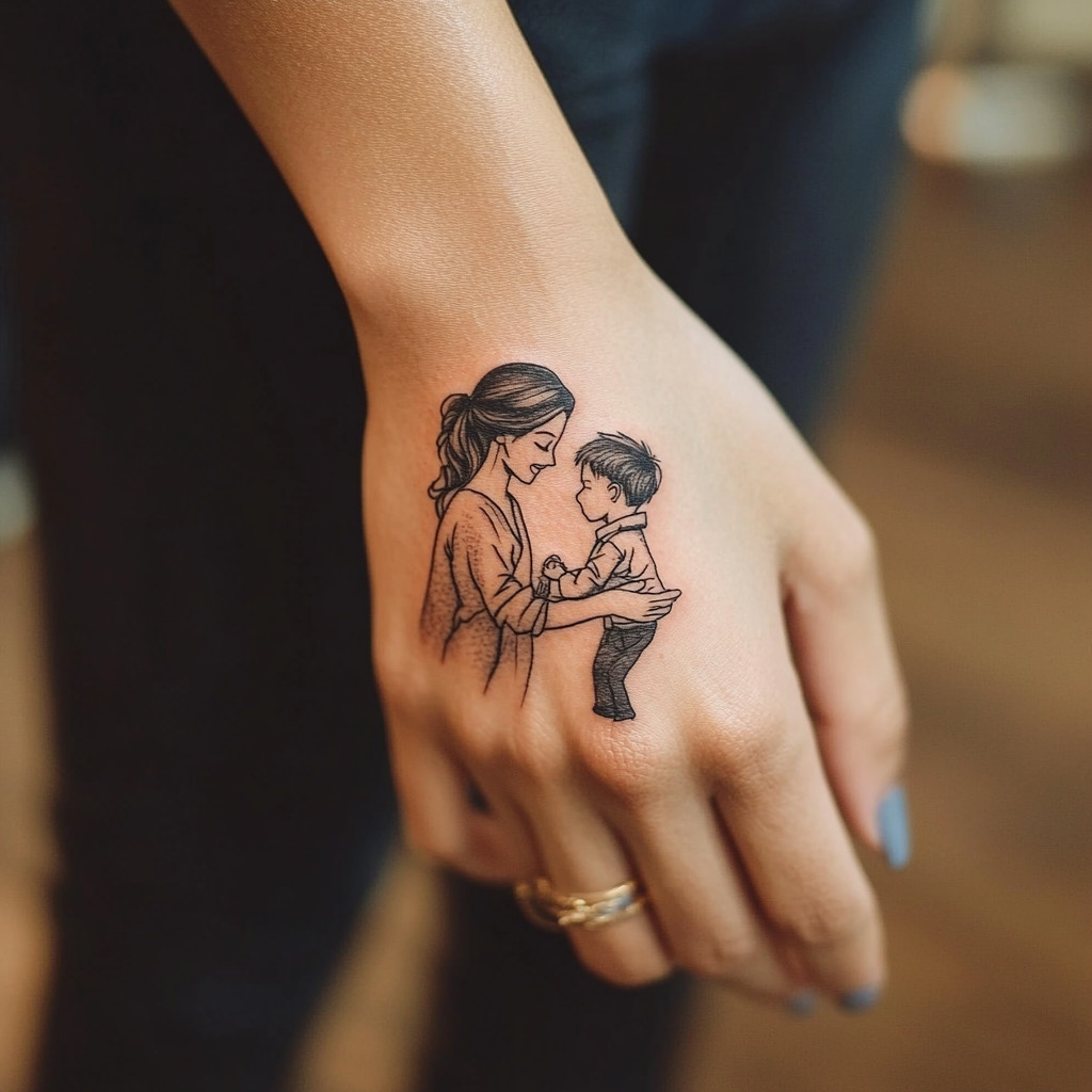Amma Tattoo Designs on Hand | Tattoo Designs World