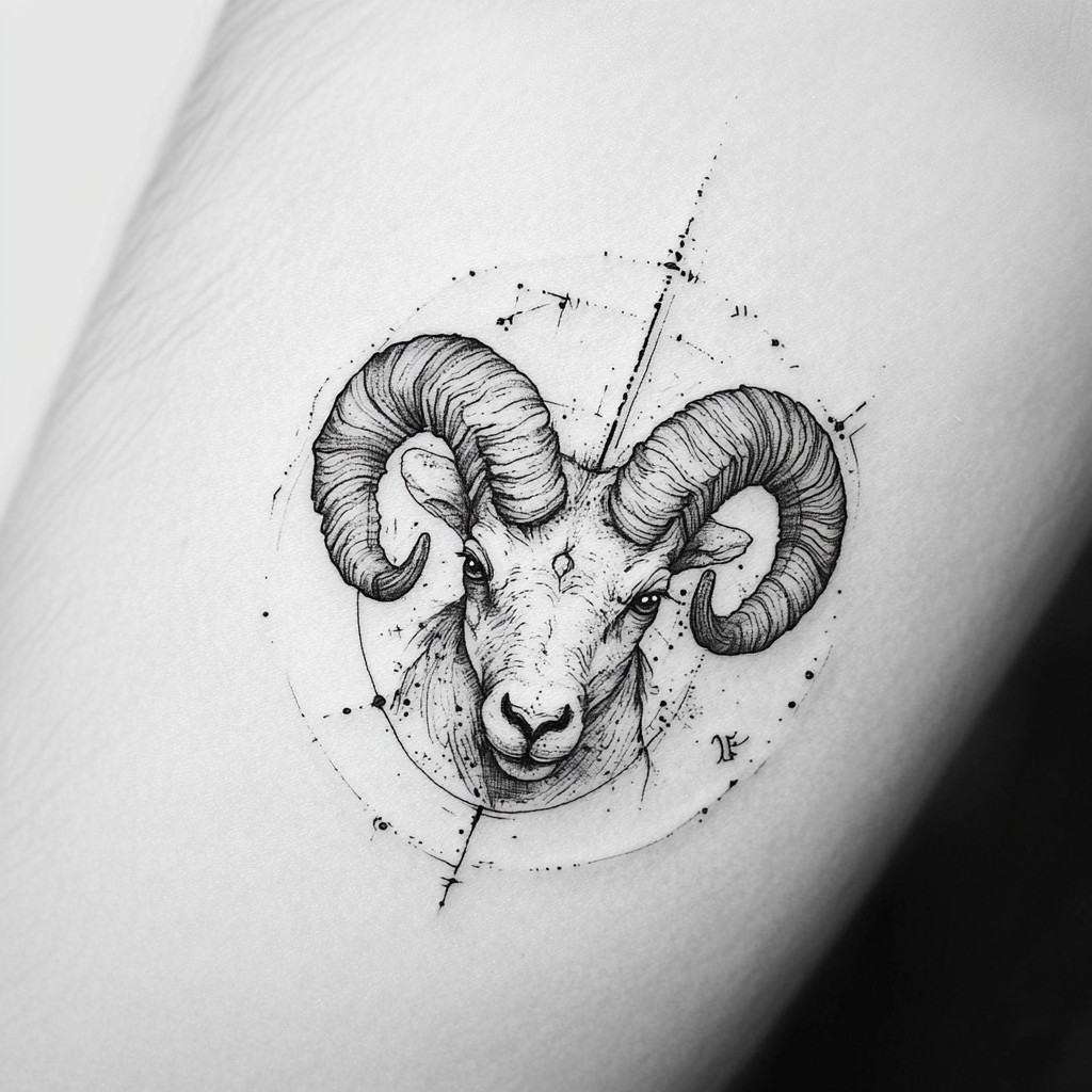 Aries Tattoo Design | Tattoo Designs World