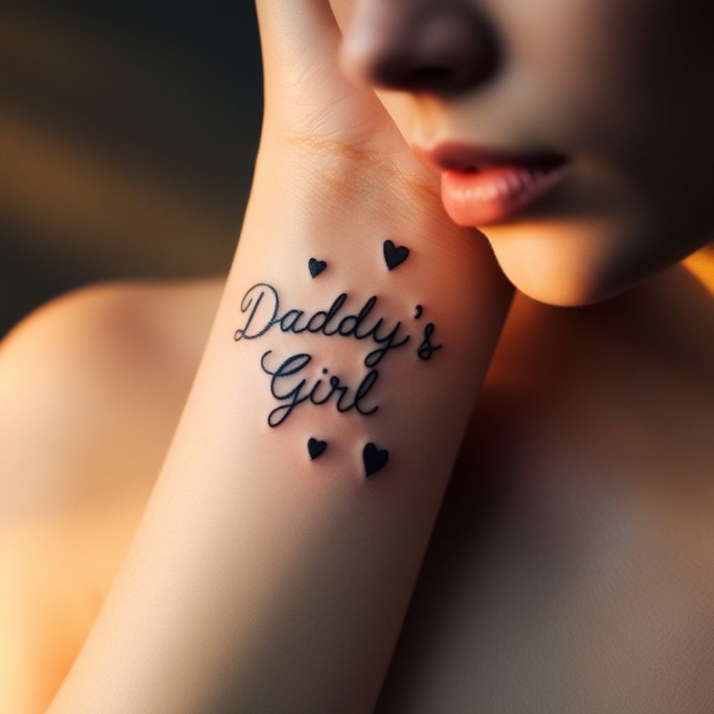 15 Stunning Daddy's Girl Tattoo Designs to Celebrate Love