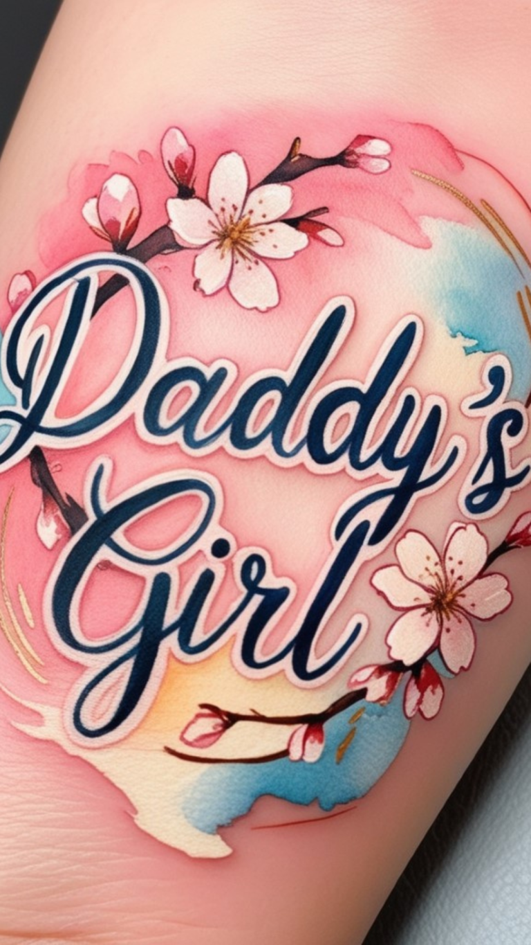 15 Stunning Daddy's Girl Tattoo Designs to Celebrate Love