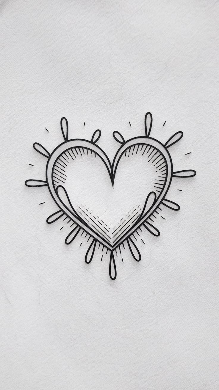 Meaningful Heart Symbol Tattoo Designs 2025