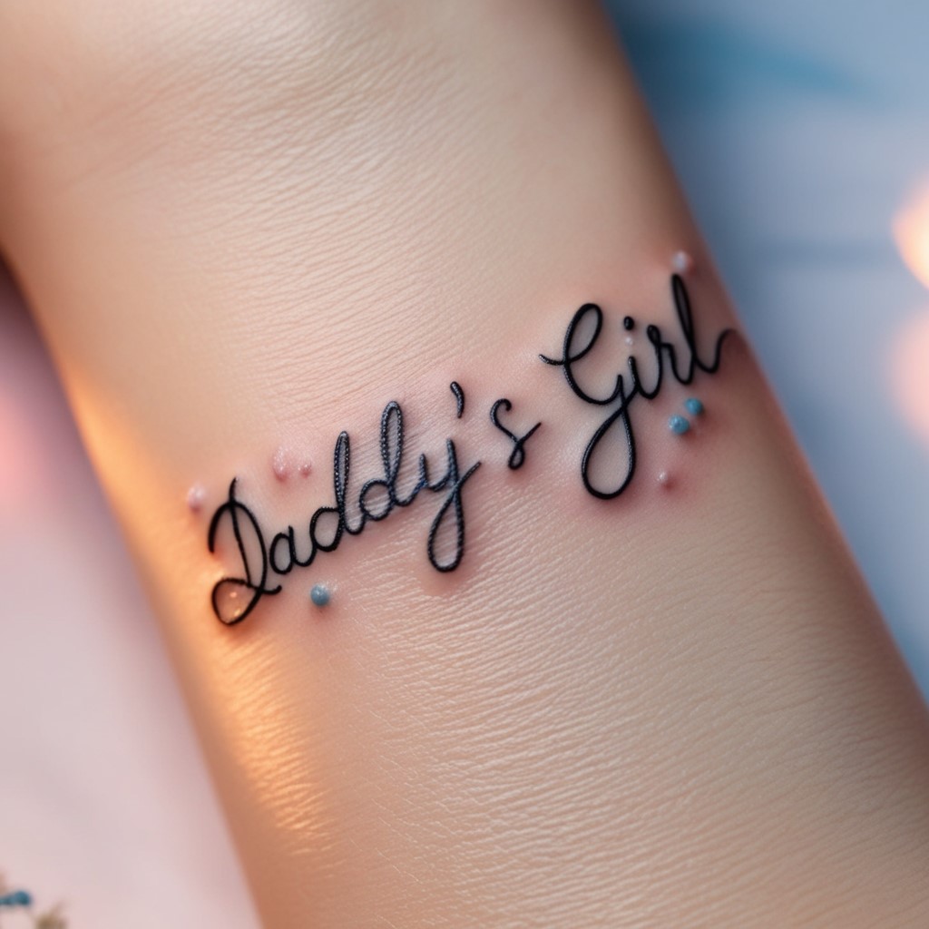 15 Stunning Daddy's Girl Tattoo Designs to Celebrate Love